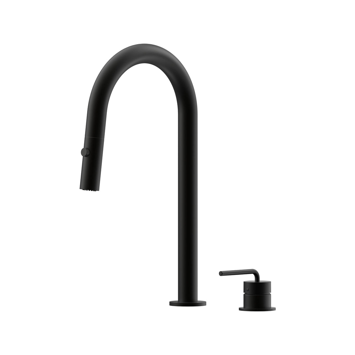 Meira Hob Pull Out Sink Mixer Set 200 Curve Spout – Byron Bay Tiles